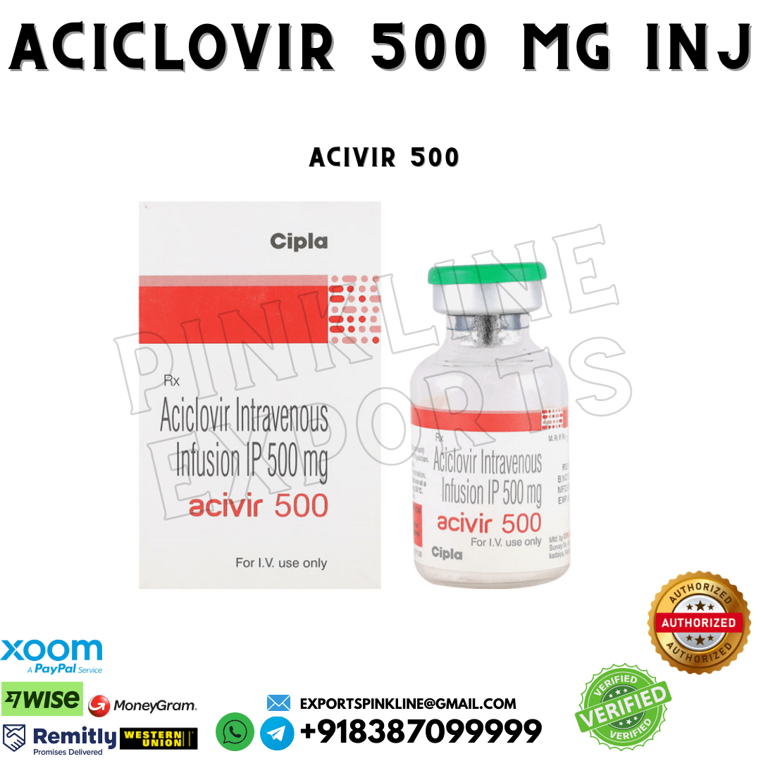Acivir 500 Mg – Inj – PINKLINE EXPORTS